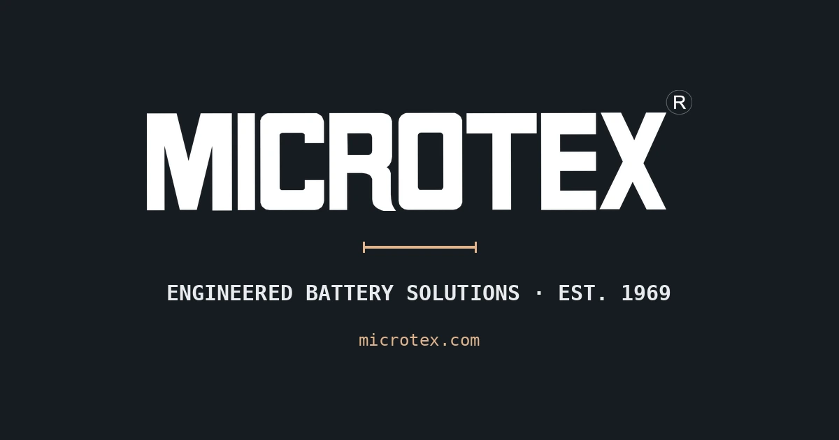 Microtex — Industrial Batteries Since 1969 | Bengaluru, India